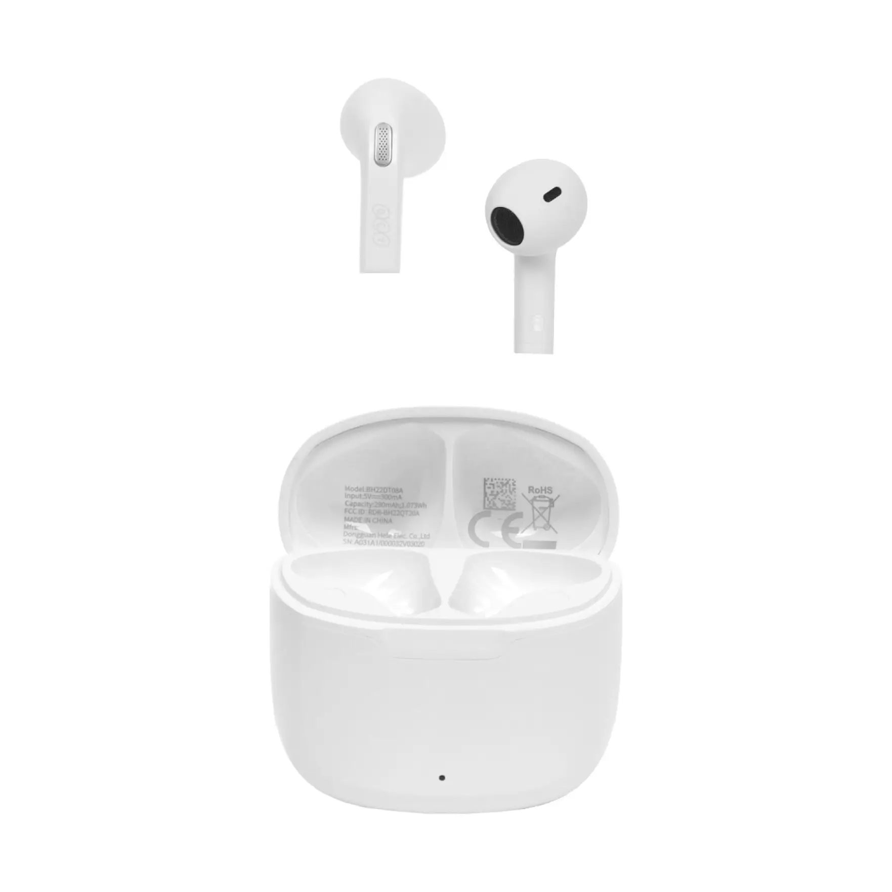 هندزفری بلوتوث (ایربادز بی‌سیم) کیو سی وای مدل T20 AilyPods Neo - WHT - پوزیترون